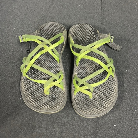 Chaco | Shoes | Green And Grey Chaco Sandals 240 | Poshmark